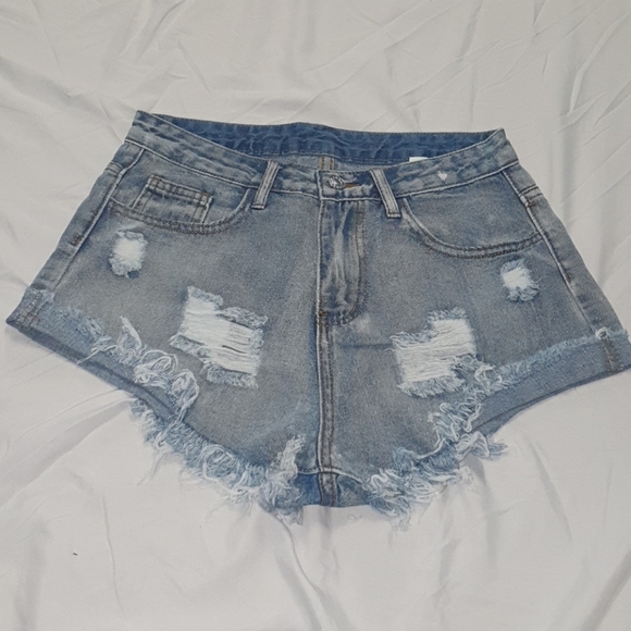 SHEIN | Shorts | Shein Ripped Shorts | Poshmark